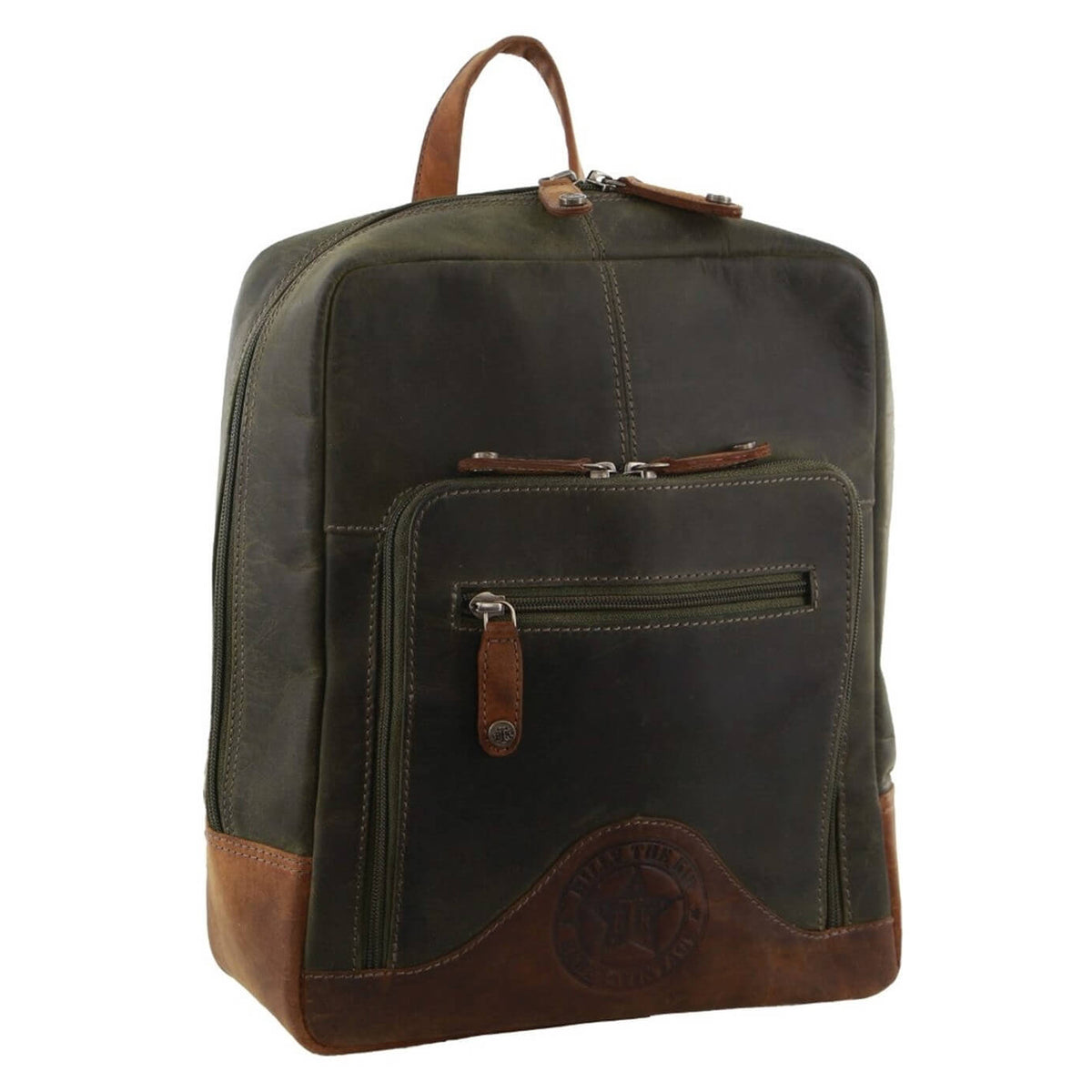 Billy The Kid (BTK-24) Olive Leather Backpack/Olive – Lords Grooming ...