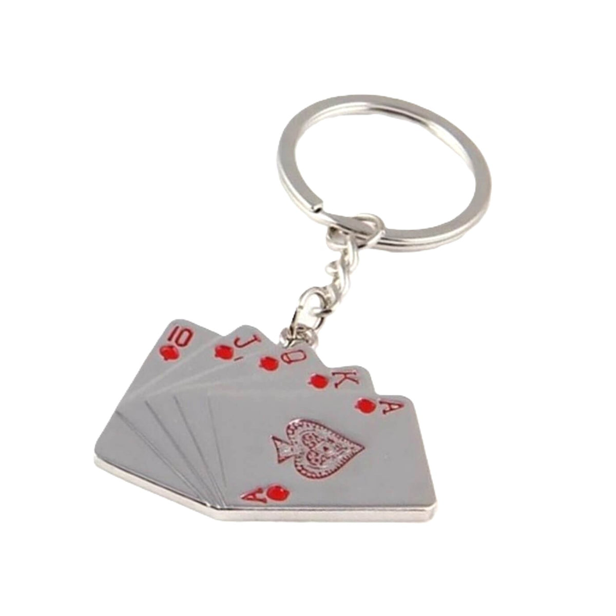 Straight Flush Red Cards Keyring Holder – Lords Grooming Products