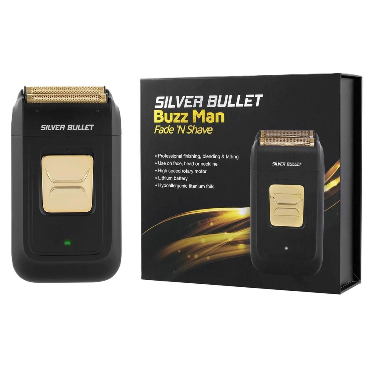 Silver Bullet Buzz Man Fade N Shave Shaver – Lords Grooming Products